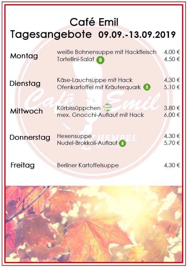 Hausgemachte Speisen